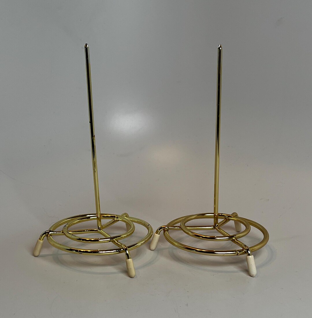 Vintage Gold Tone Receipt Spike - Office Paper Organizer - Etsy