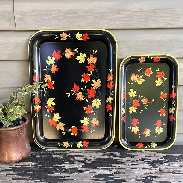 Vintage Metal Tray - Etsy