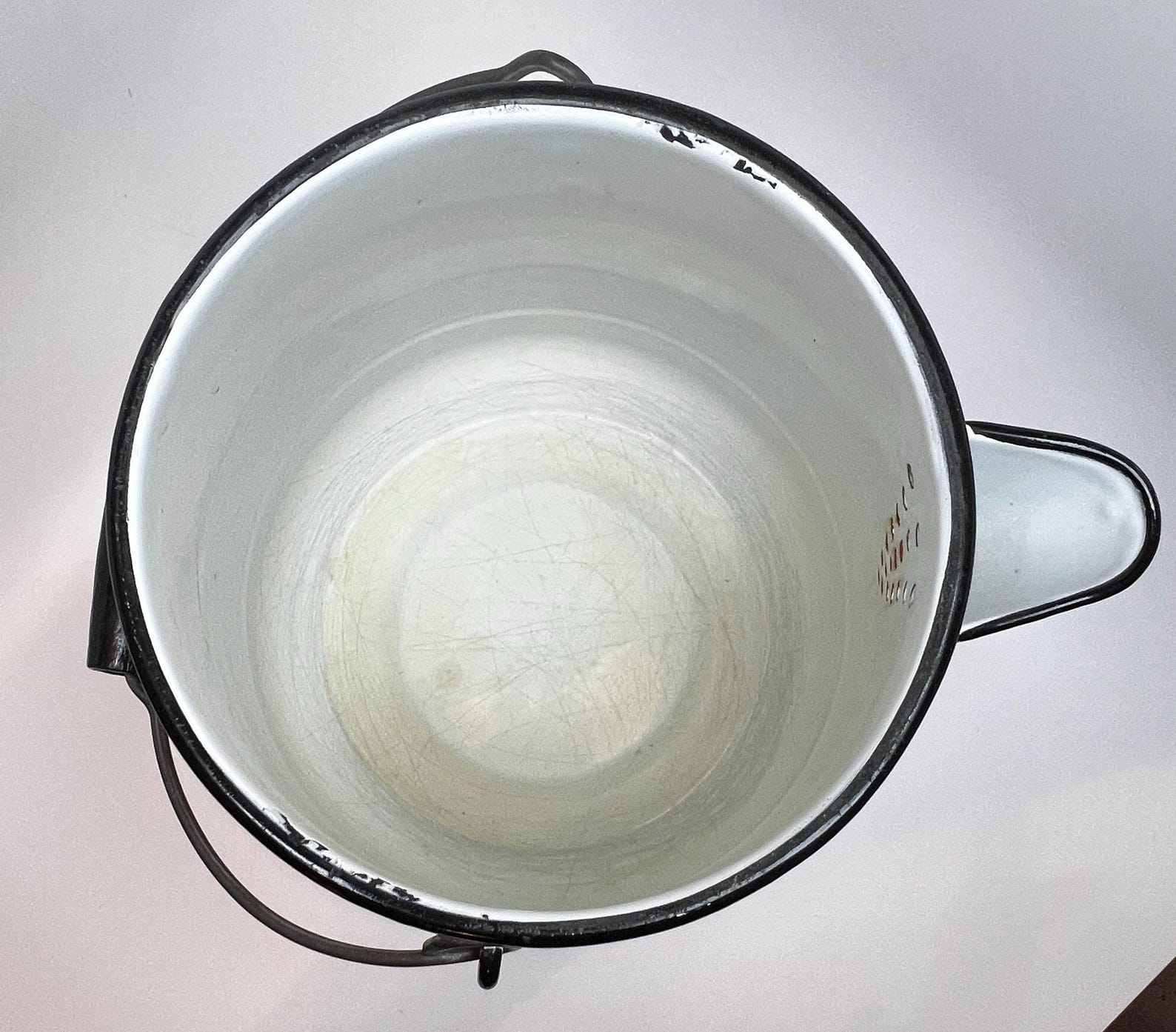 Large Vintage Enamelware Cooking Pot With Lid - Etsy