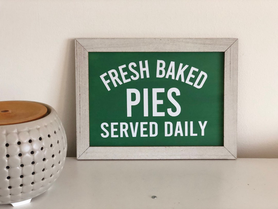 Fresh Baked Pies Decal, Fall Decal, Vinyl Decal, Farmhouse Decal ...