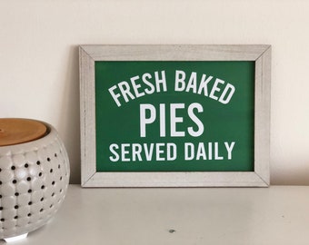 Fresh Baked Pies Sign - Etsy