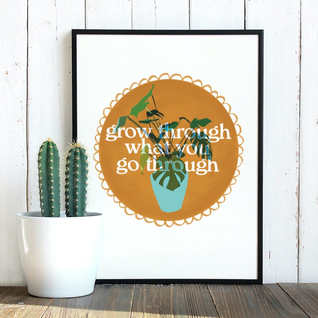 Grow Through What You Go Through - Etsy