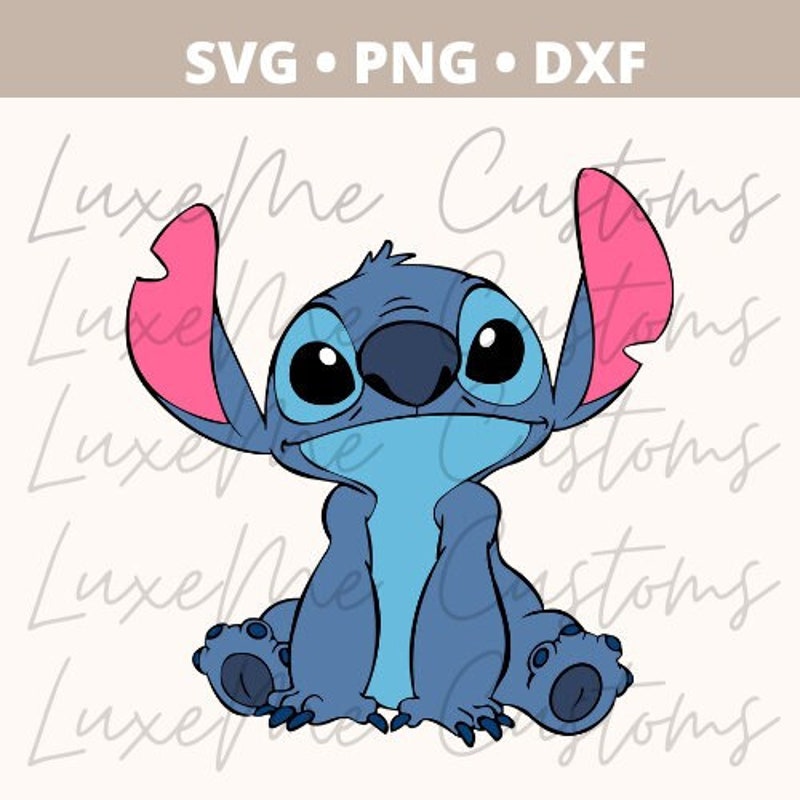 Stitch Silhouette Svg - Etsy