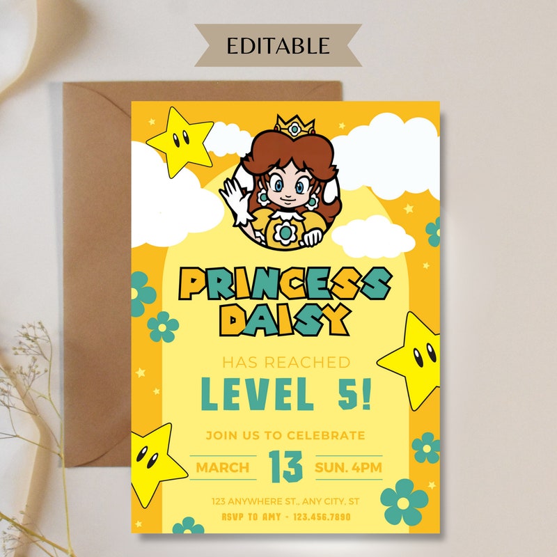 Princess Daisy - Etsy