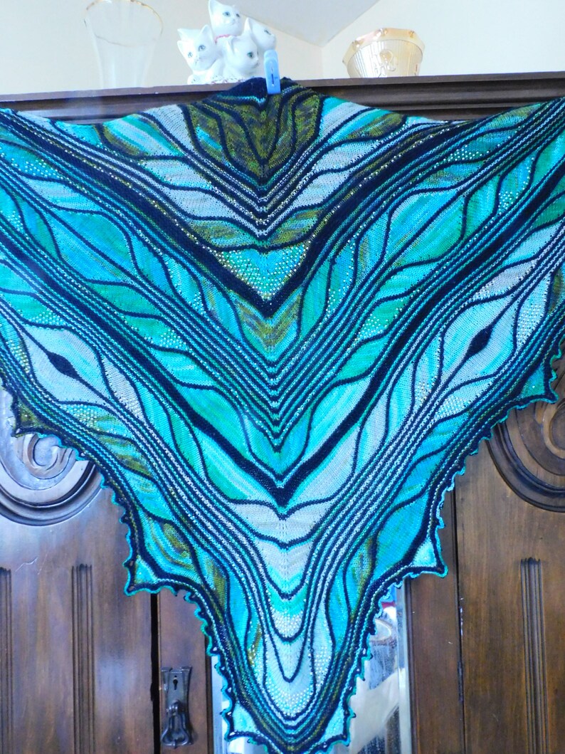 Beautiful Dragon Wing Papillon Shawl - Etsy