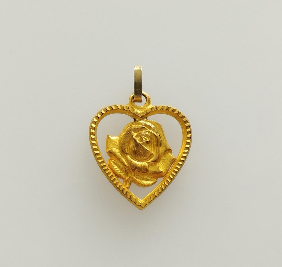 Vintage Blessed Mutien Marie Heart Medal in Metal - Etsy