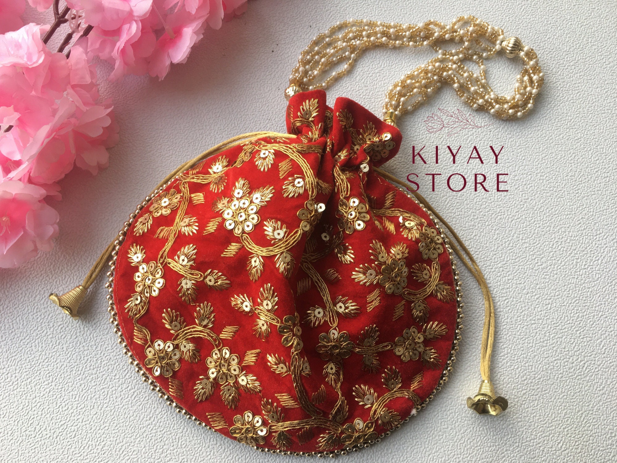 Bulk Indian Potli Bags Hand-embroidered Potli Purses Wedding - Etsy ...