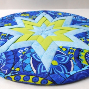 Easy Folded Star Potholder Pattern Downloads PDF - Etsy
