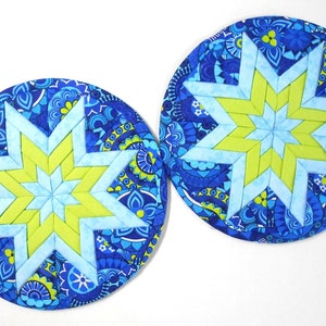 Easy Folded Star Potholder Pattern Downloads PDF - Etsy