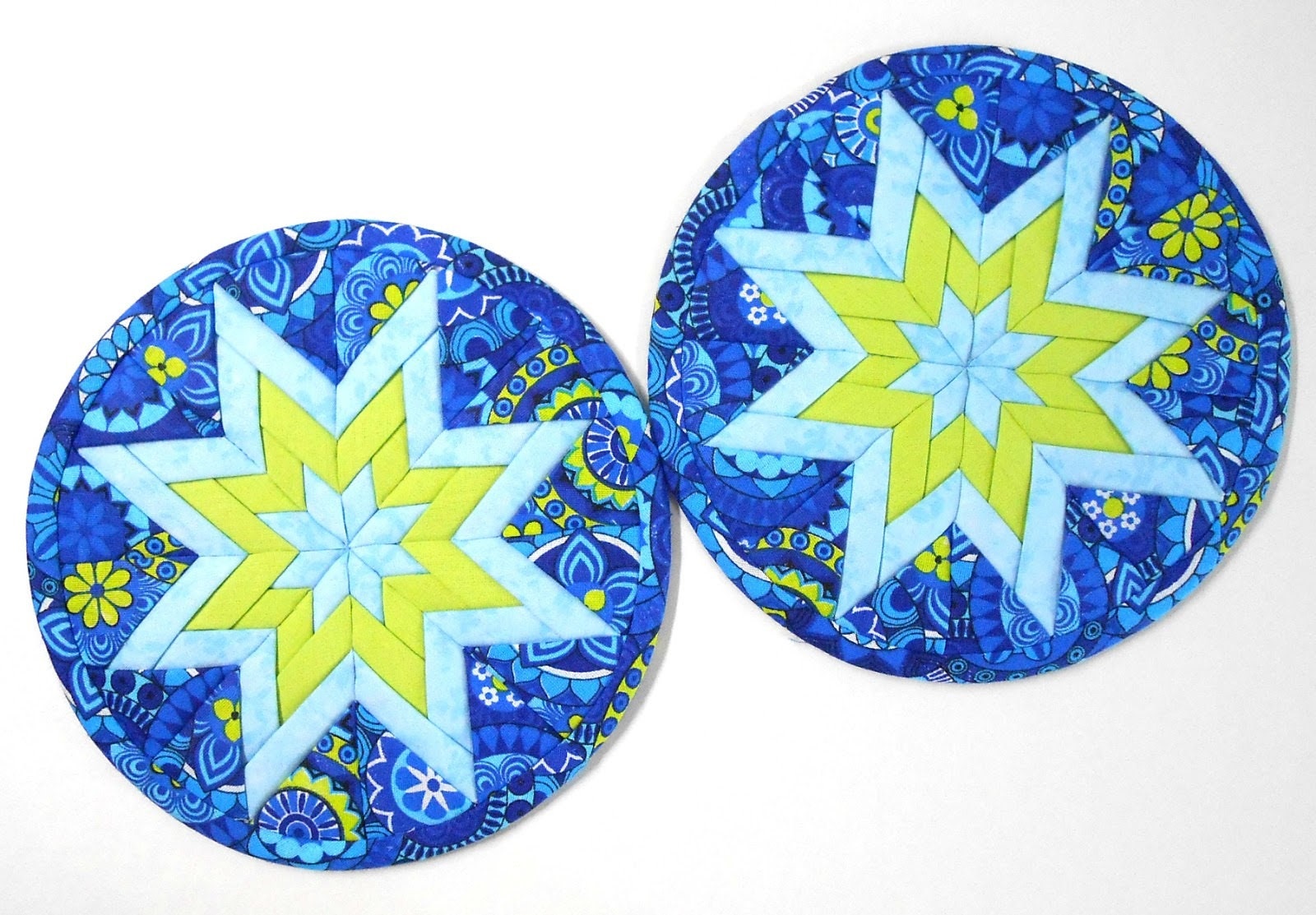 Easy Folded Star Potholder Pattern Downloads PDF - Etsy