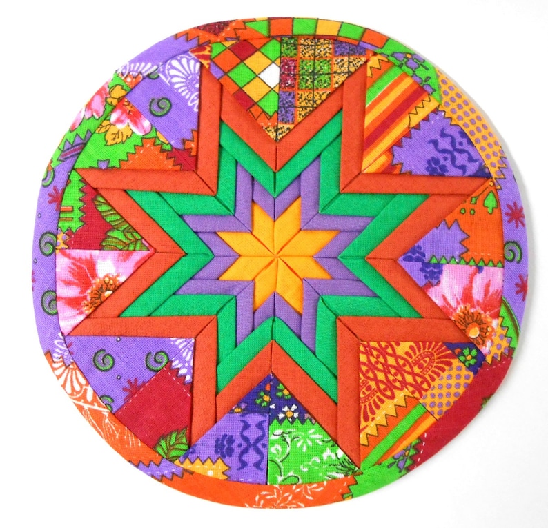 Easy Sewing Hot Pads PDF Folded Star Potholder Pattern - Etsy