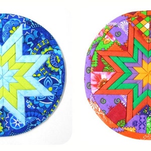 Easy Folded Star Potholder Pattern Downloads PDF - Etsy