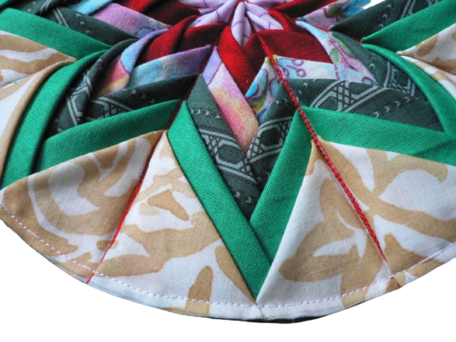 EASY Folded Star Potholder Pattern Downloads PDF, Potholder Pattern ...