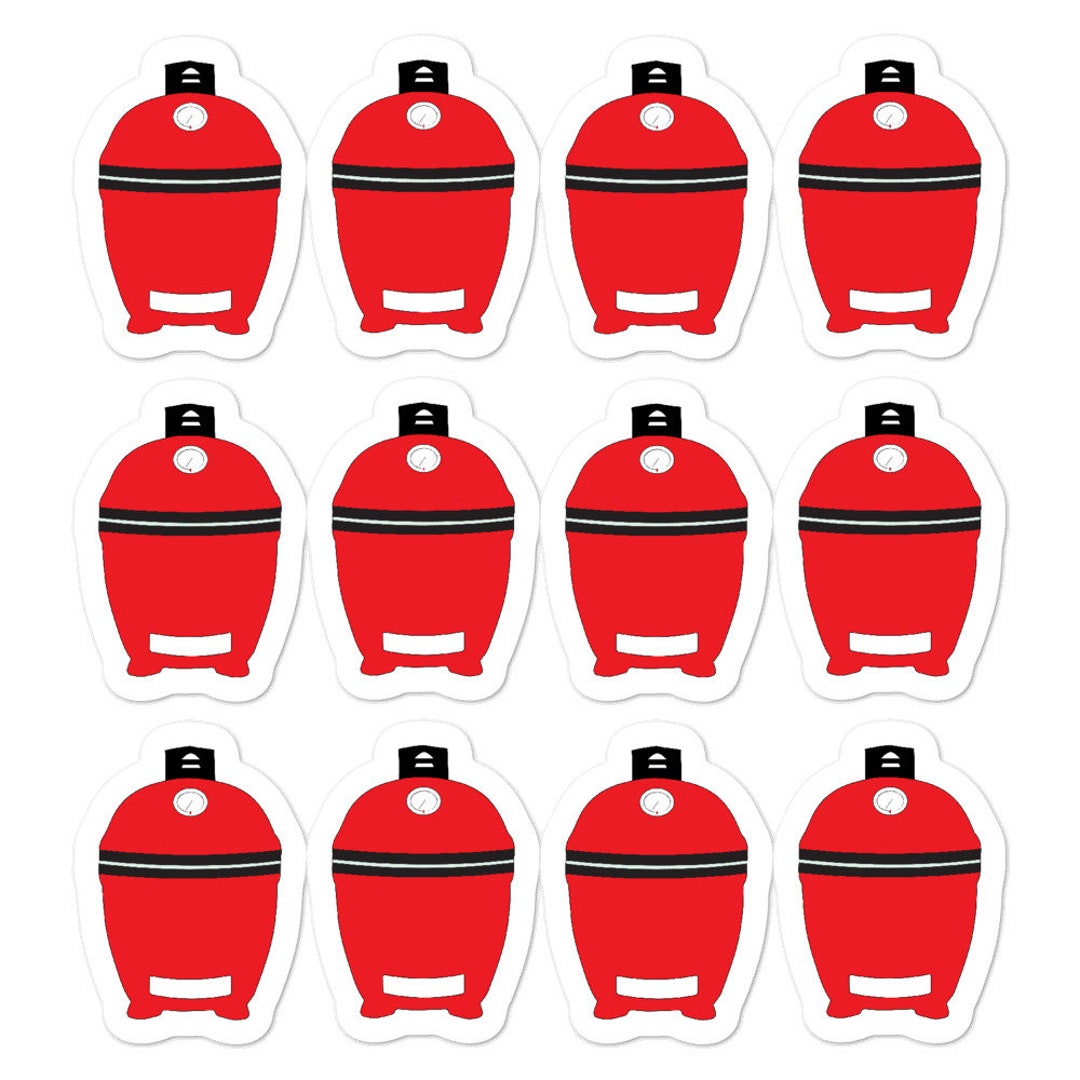 Kamado BBQ Grill Sticker Pack Gift Bubble-free Stickers - Etsy
