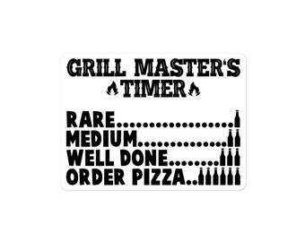 Bbq Timer Sticker - Etsy
