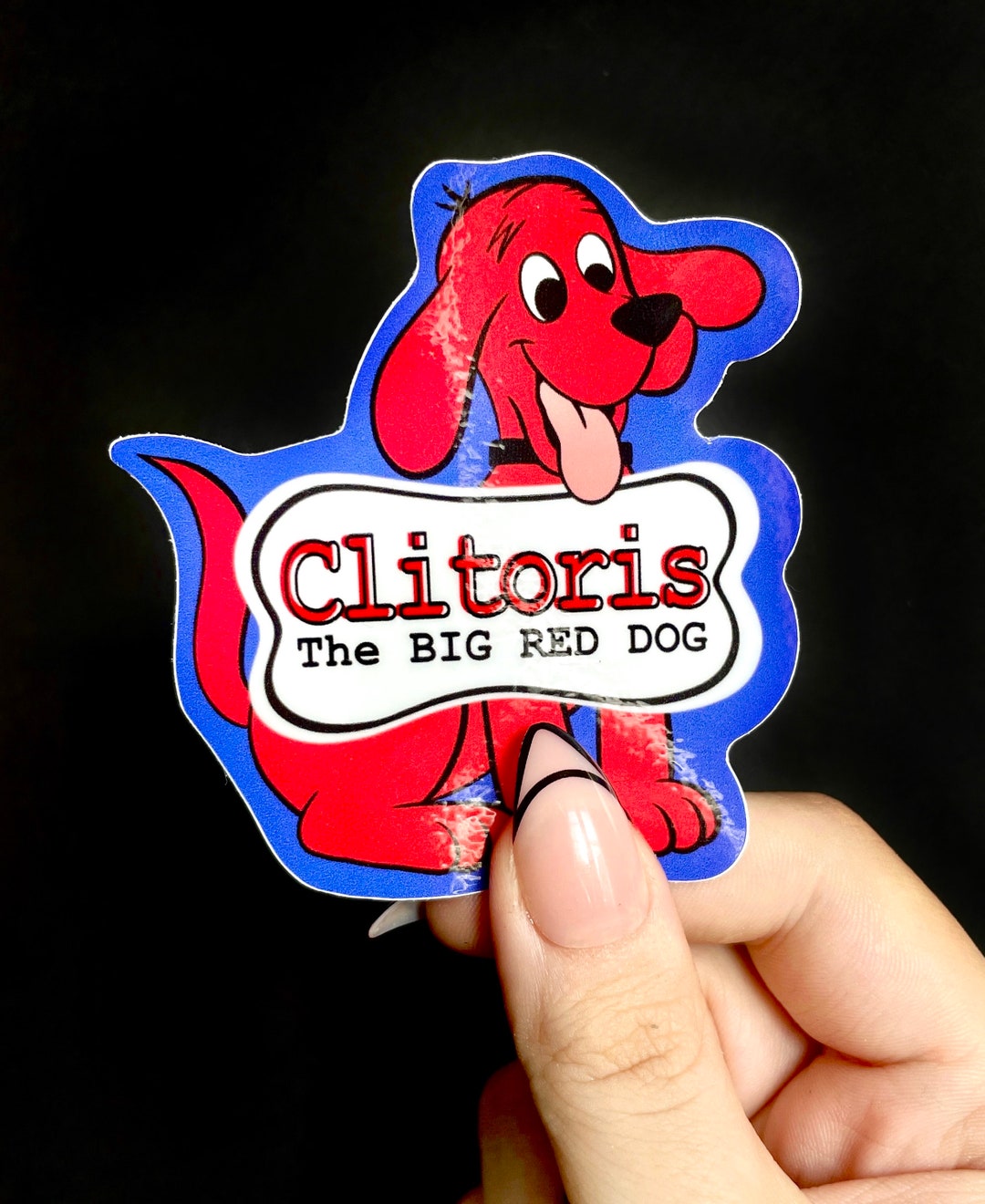 The Big Red Sticker - Etsy