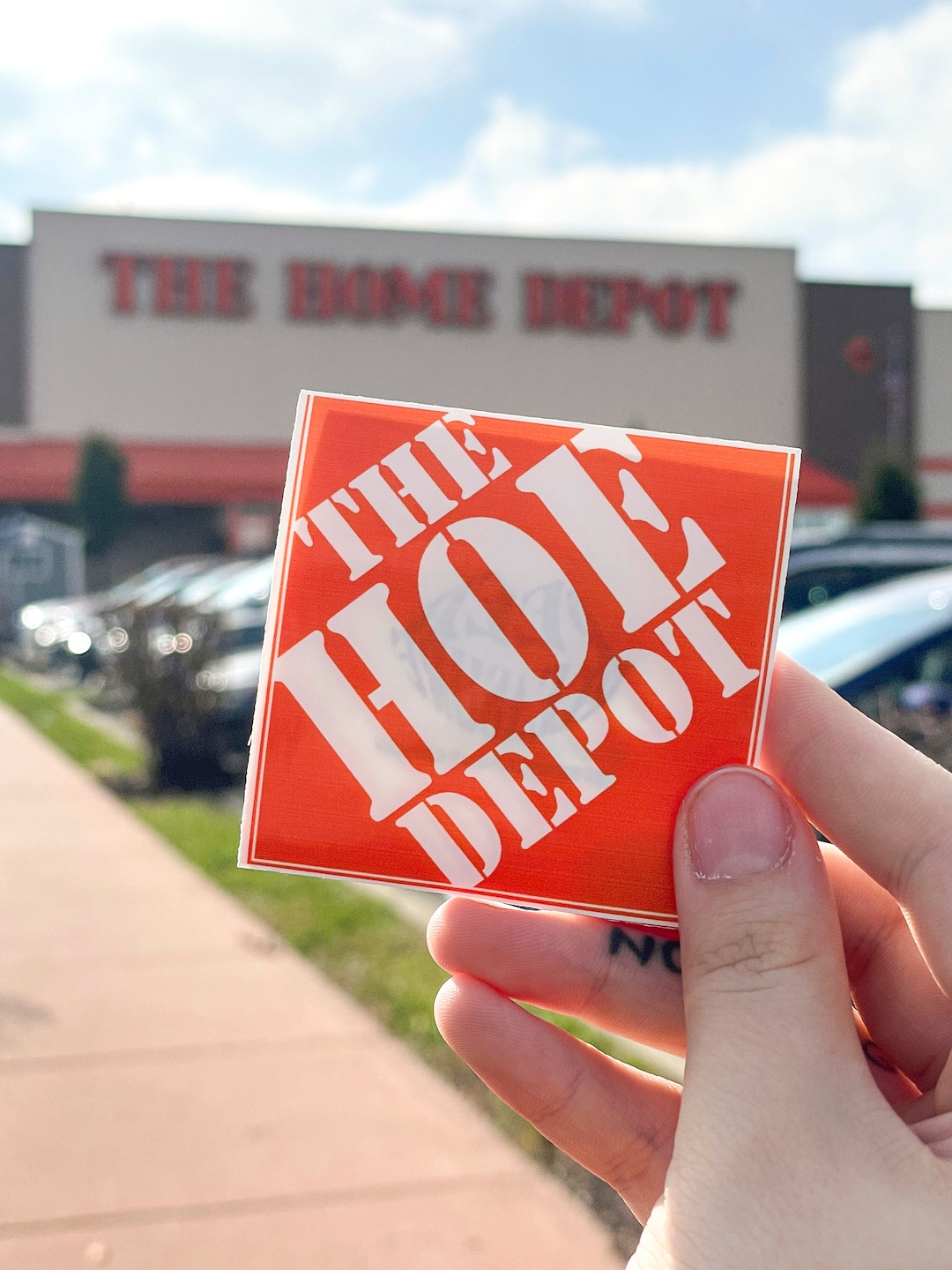 Hoe Depot Sticker - Etsy