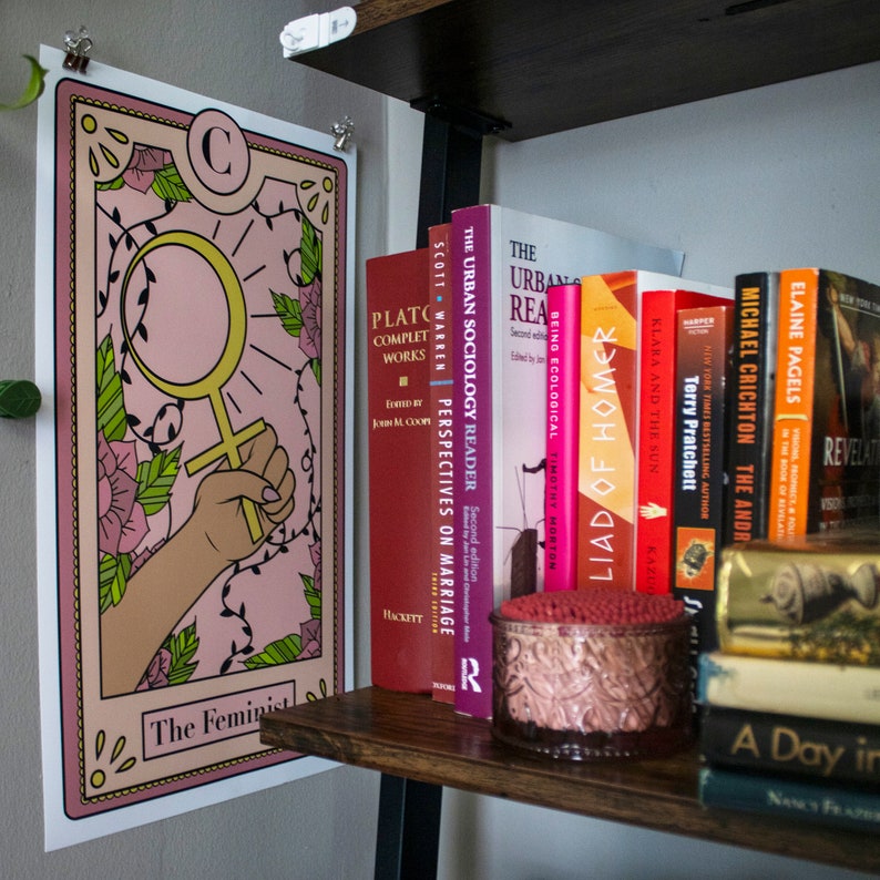 The Feminist Tarot Card 11"x17" Print - Etsy