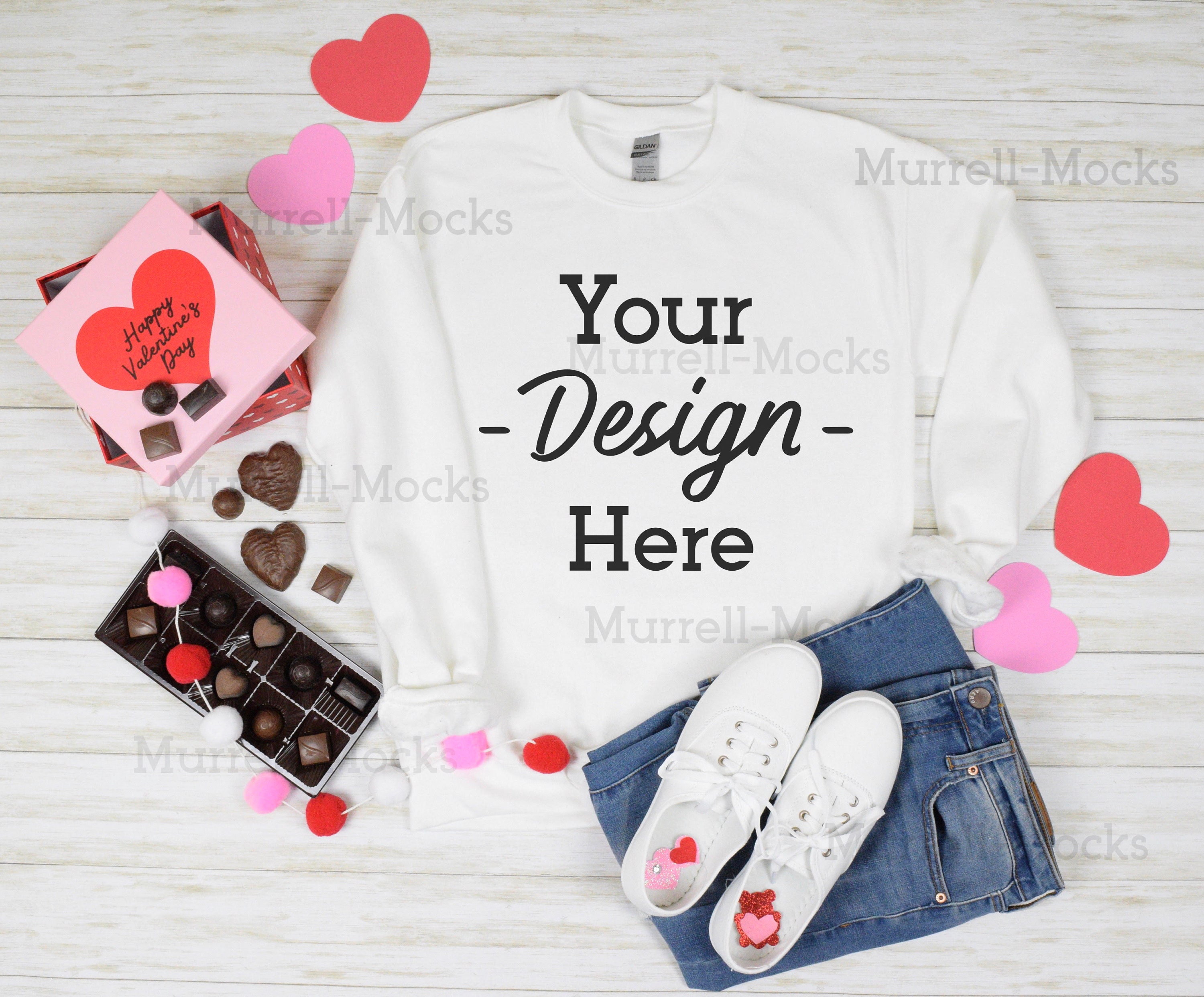 Sudadera Mockup Gildan 18000 Mockup RED Sweatshirt camiseta maqueta ... Sudadera Mockup Gildan 18000 Mockup RED Sweatshirt camiseta maqueta ...