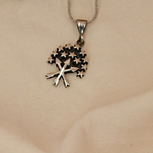 Silver Circassian Flag Necklace, Flag of Adygea Necklace, Circassian ...