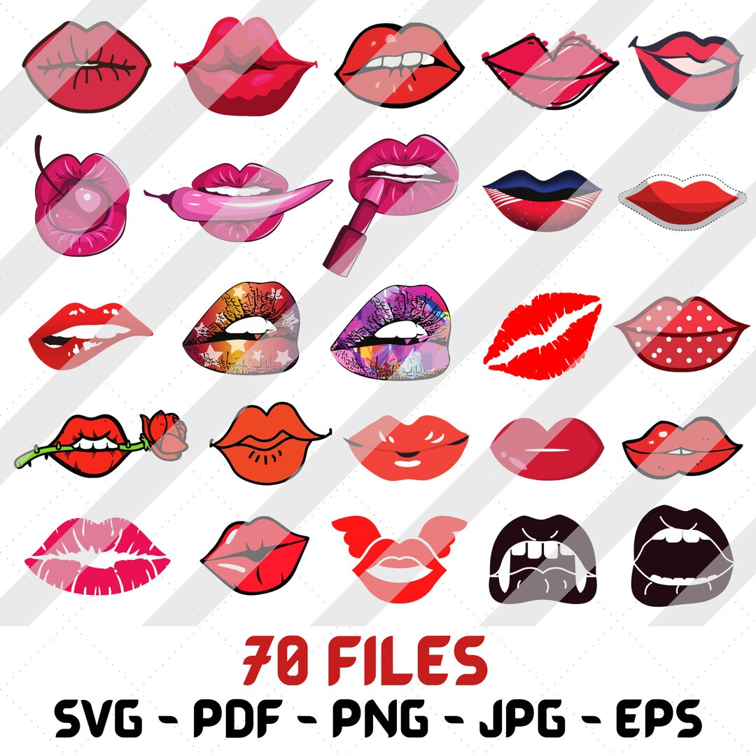 Labios Svg, Morder Labios Svg, Beso Goteando Labios Svg, Labios Sexy ...