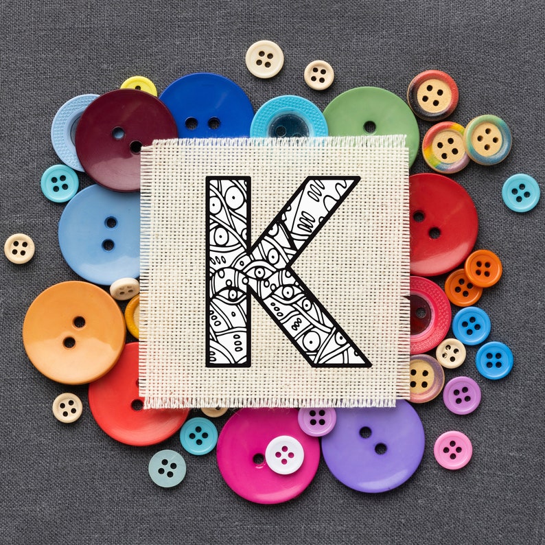 Zentangle Alphabet Svg Zentangle Letters Full Alphabet 26 - Etsy