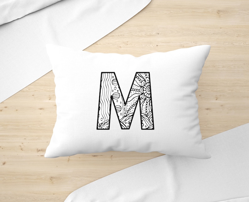 Zentangle Alphabet Svg Zentangle Letters Full Alphabet 26 - Etsy