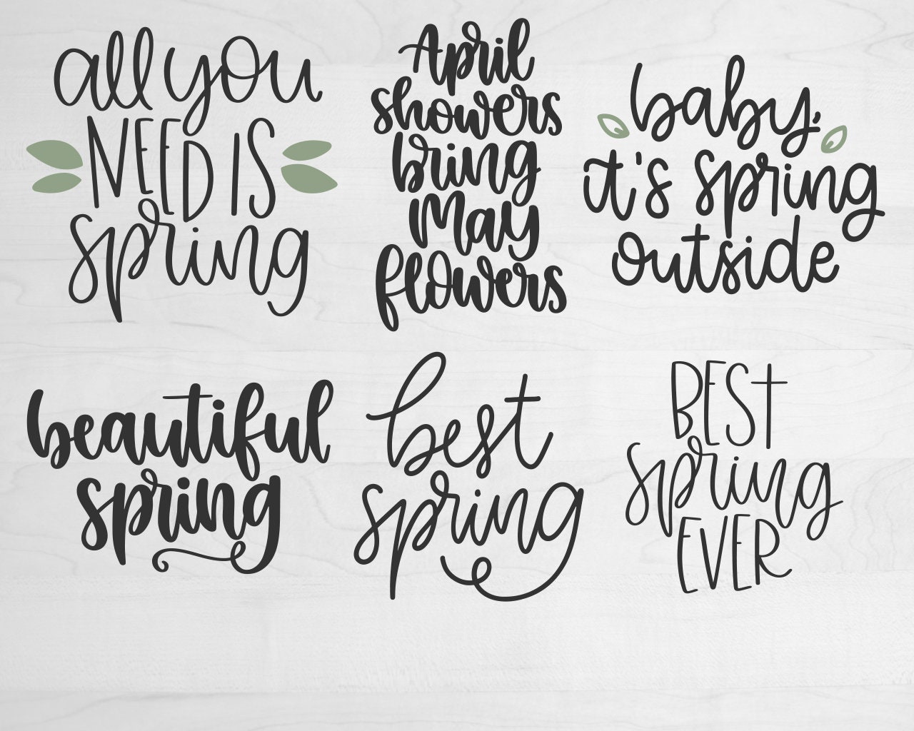 Spring Svg Spring Bundle Svg Hello Spring Svg Spring Design Etsy