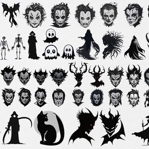 60+ Halloween Character Svg Bundle, Horror Svg Bundle, Halloween Svg ...