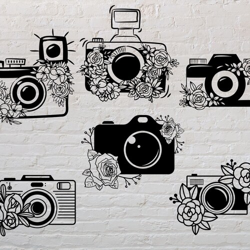 Photography SVG Bundle Camera Cut File Photographer Saying - Etsy