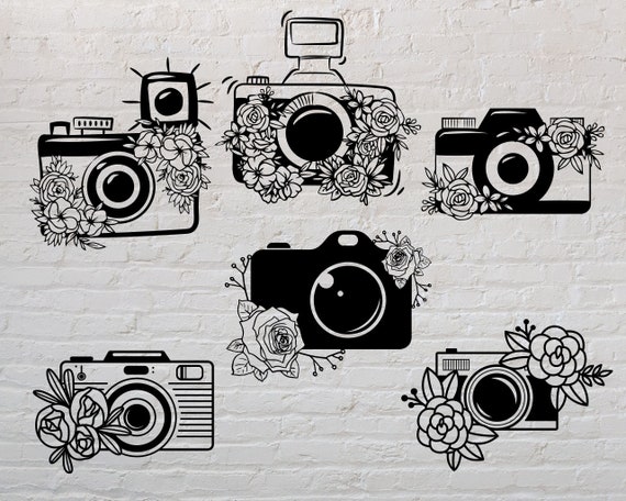 Camera Bundle Svg Photographer Bundle Svg Camera Silhouette | Etsy UK