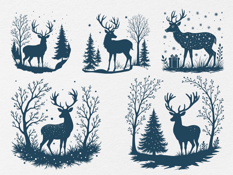 Christmas Ornament Svg Bundle, Christmas Scene Svg, Christmas ...