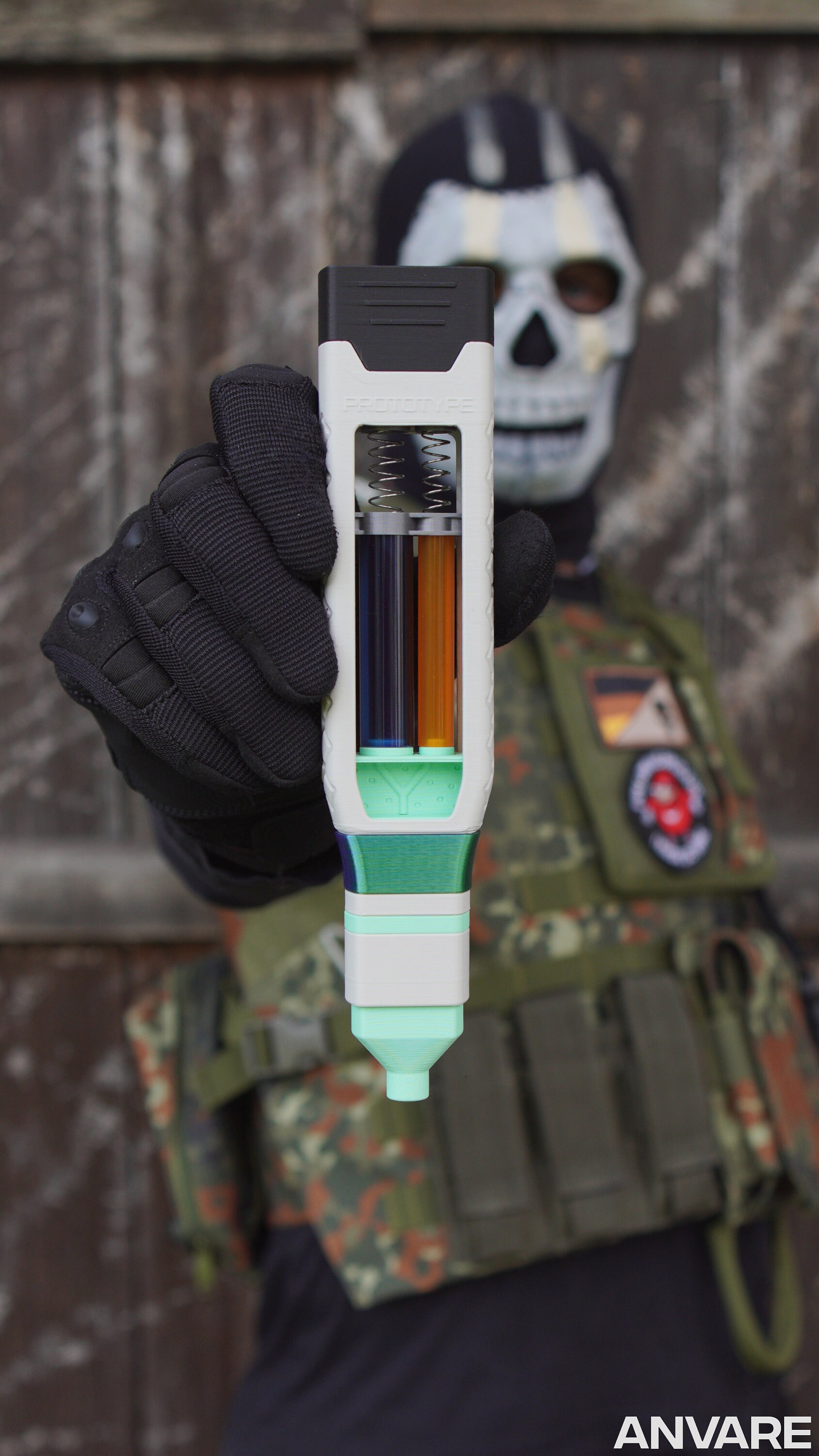 Tactical Stim Shot MW3 Medi Stick Airsoft Paintball LARP Cosplay 3D ...