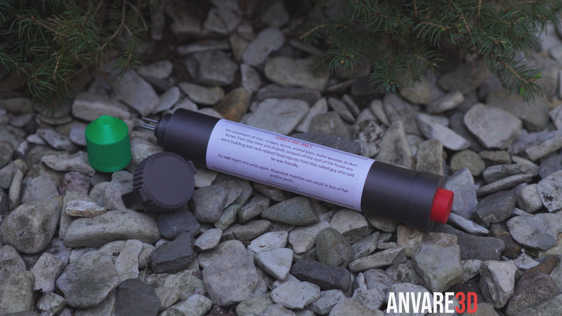 Rust Medical Syringe Meds Medi Stick Stim Shot Cosplay LARP Airsoft 3D ...