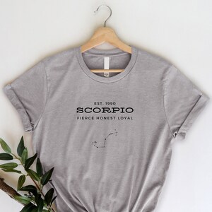 Personalized Scorpio Shirt, Scorpio Zodiac Shirt, Scorpio Birthday Gift ...