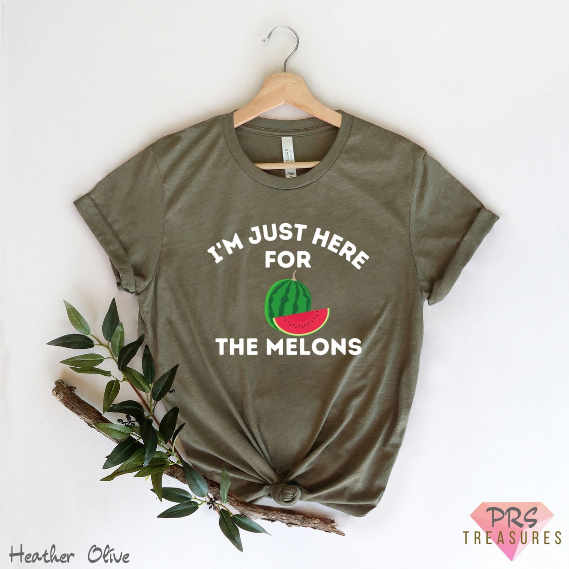 I'm Just Here for the Melons Watermelon Shirt Watermelon - Etsy