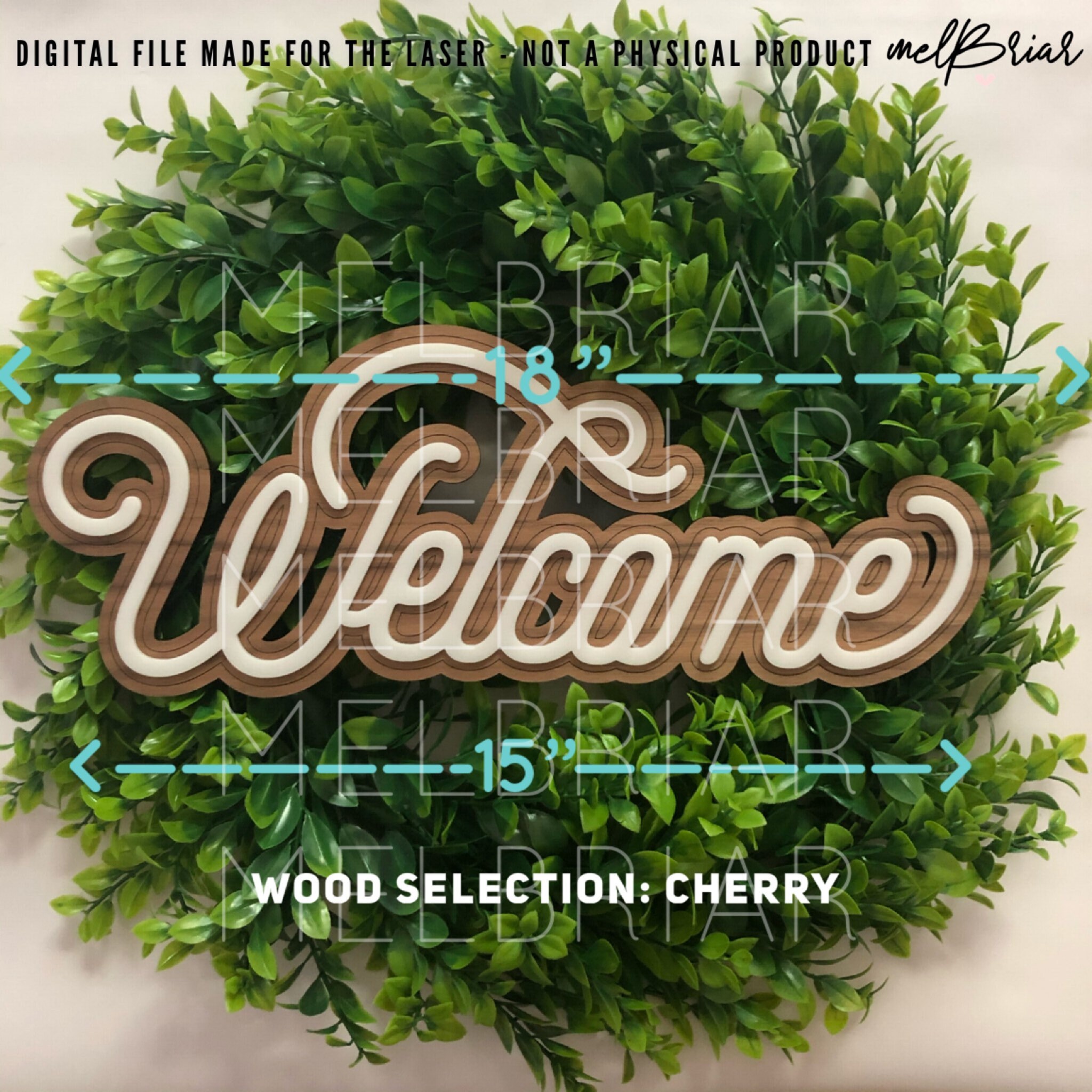 DIGITAL Welcome Sign File - Door Sign - Wreath Sign - Gift for ...