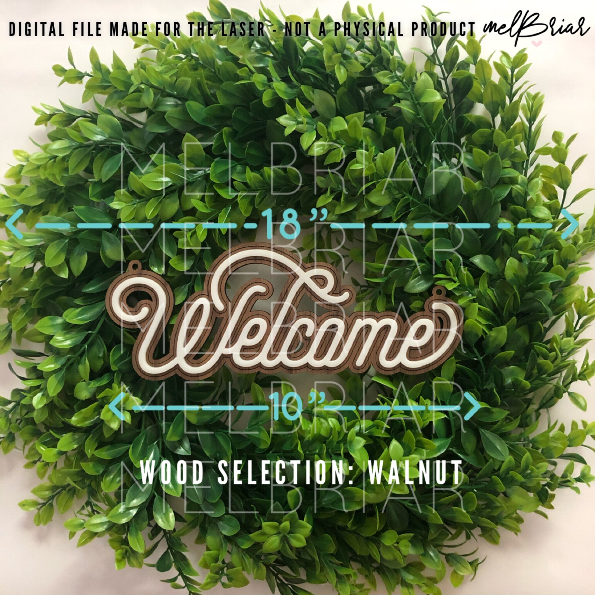 DIGITAL Welcome Sign File - Door Sign - Wreath Sign - Gift for ...