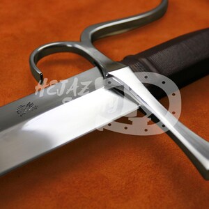 Hand-forged 40'' the Doge Sword With Leather Scabbard , Premium Quality ...