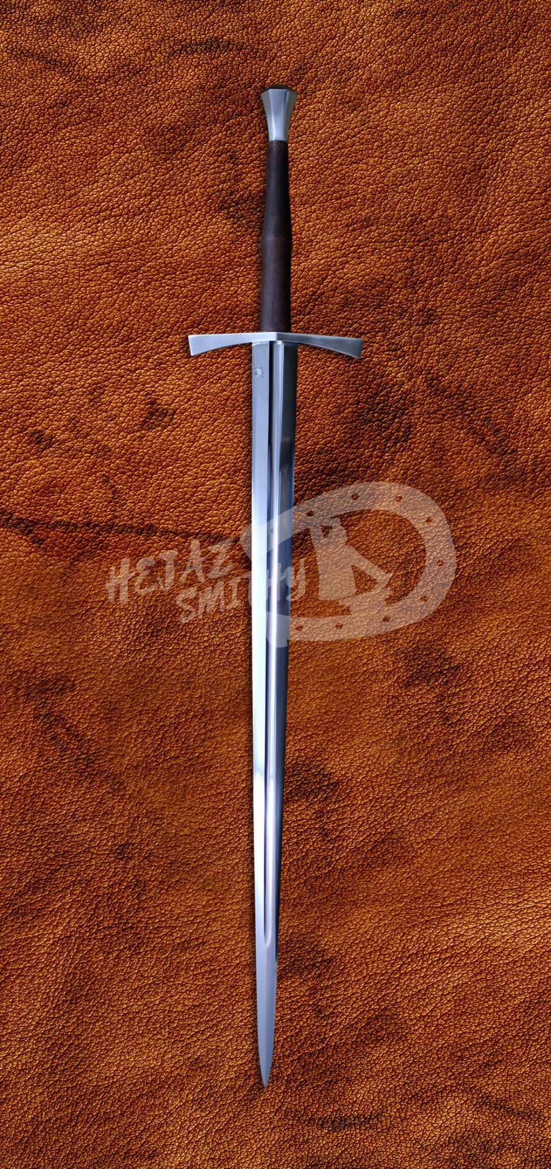 Smith Hand-forged 42'' 15th Century Sword With Scabbard Premium Quality ...