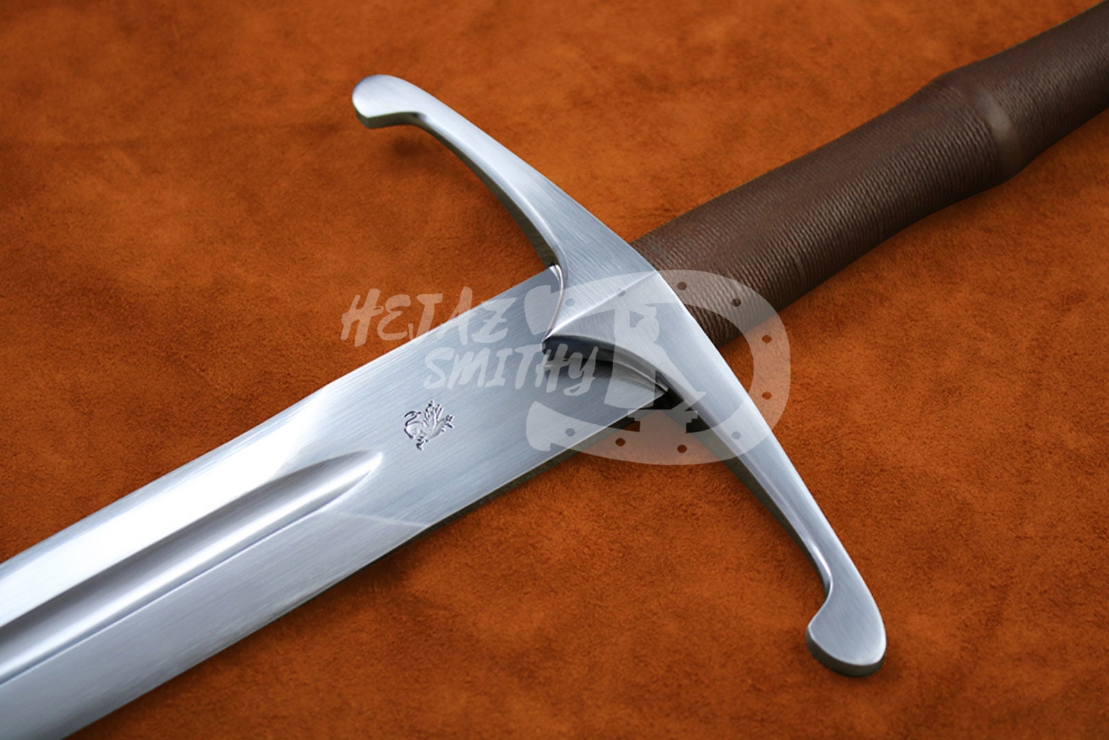 The Longford Two Handed Medieval Sword 43''inches Smith Hand-forged ...