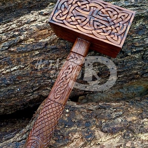 Custom Handmade 15'' Viking Odin Hammer Premium Quality, Totally ...