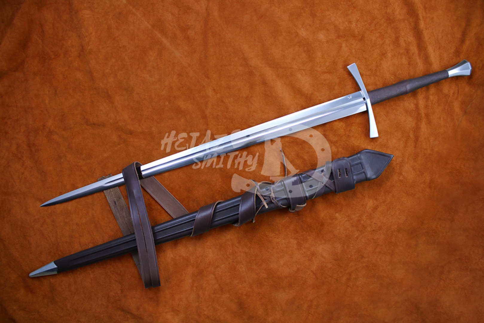 15th Century 42''inches Smith Hand-forged Premium Looked 5160 High ...