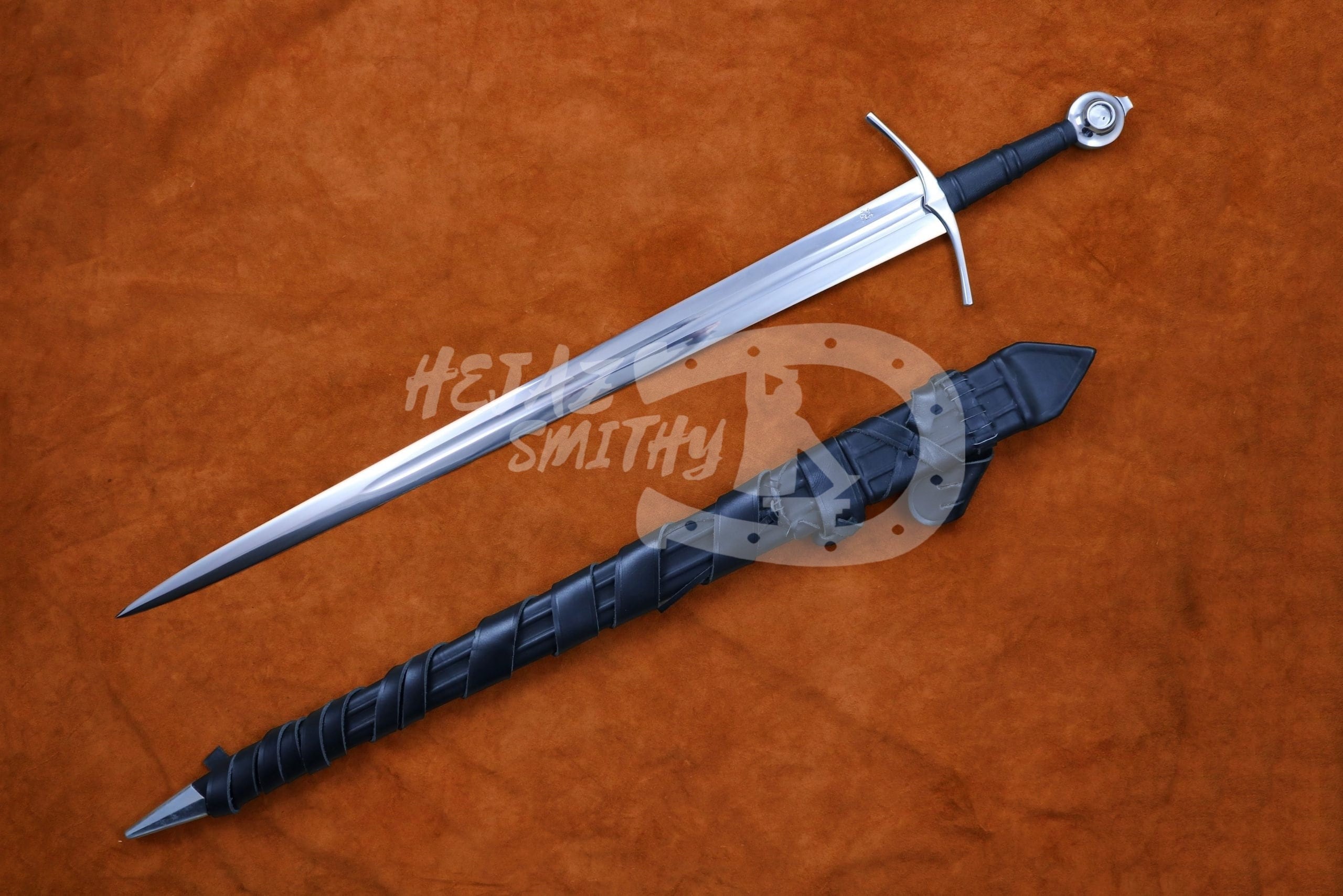 Smith Hand-forged 40'' Inches Medieval Sword Premium Quality 5160 High ...