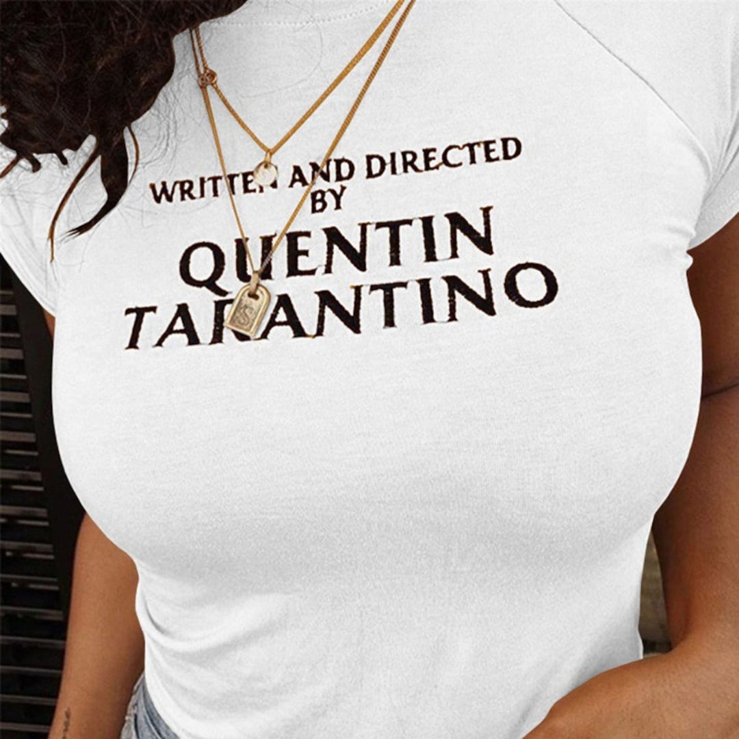 Written and Directed by Quentin Tarantino T-shirt White BNWT - Etsy