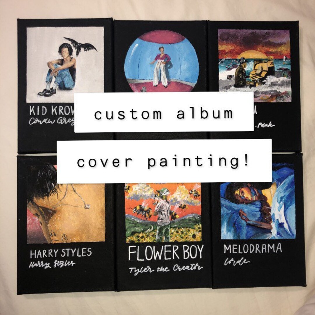 Custom Album Cover Painting on Canvas! - Etsy