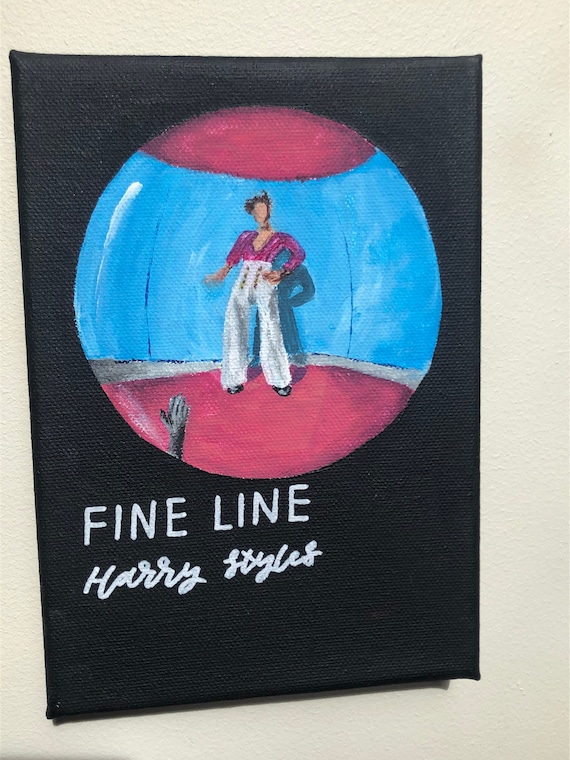 Fine Line by Harry Styles Album Cover Canvas hand Painted - Etsy