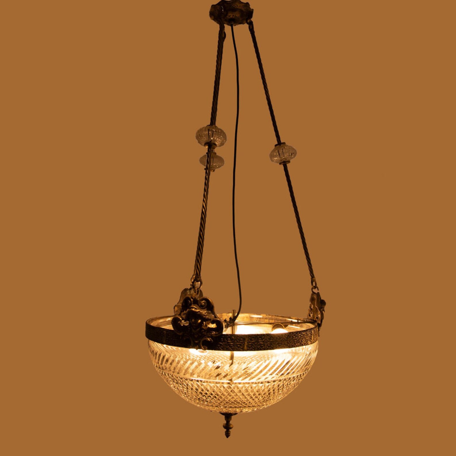 Rare Vintage Art Deco Nouveau Mermaid Light Old Lamp Ceiling Hanging ...