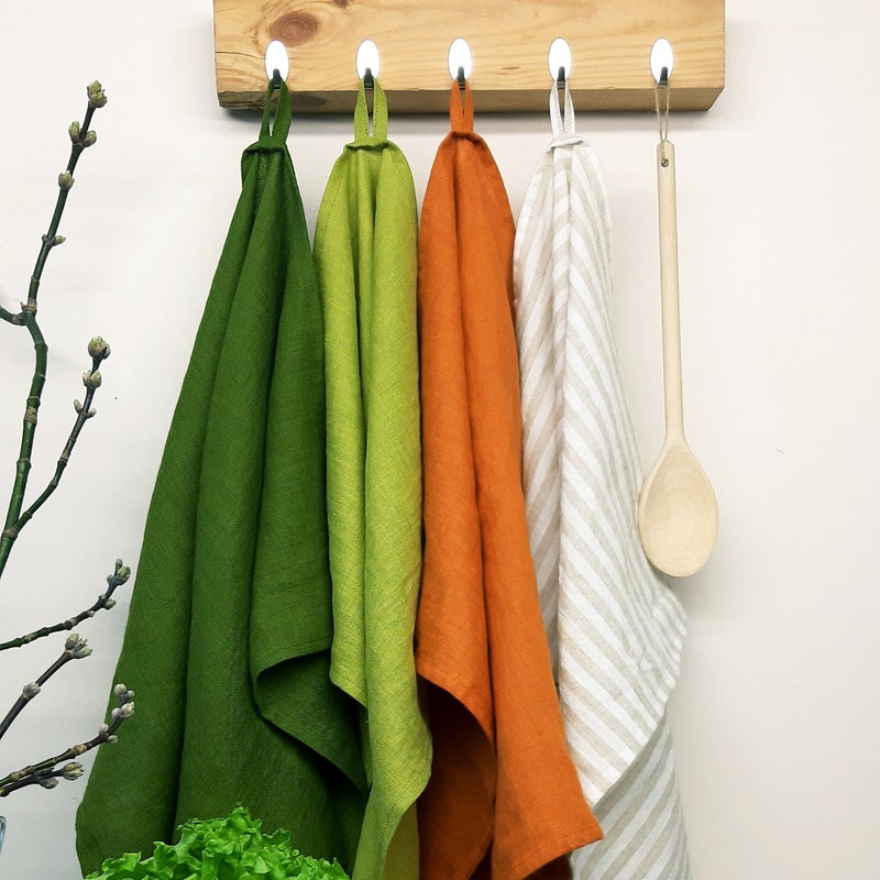 Green Kitchen Towels - Etsy