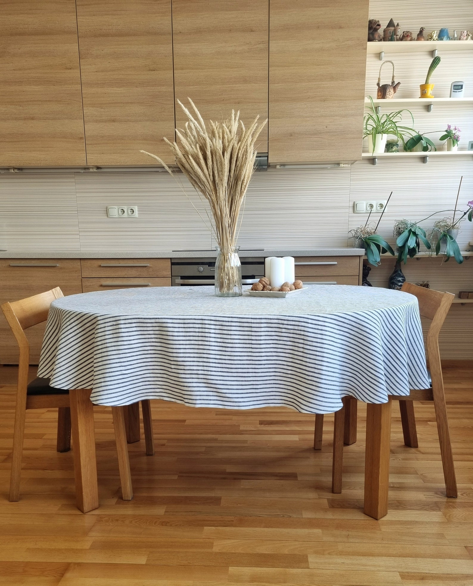 Natural Oval Linen Table Cloth Beige Tablecloth Washed Soft - Etsy